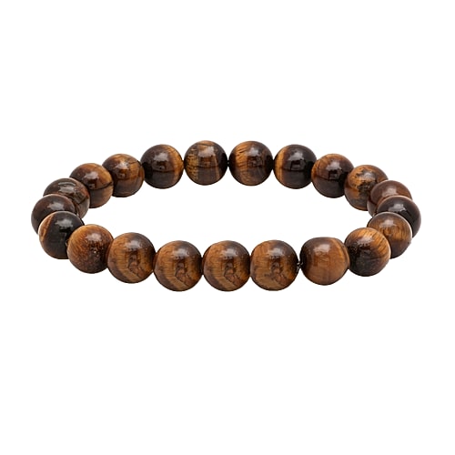 Click here for Mens Genuine Brown Tigers Eye Stainless Steel Bead... prices