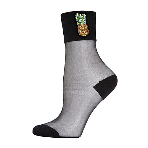Click here for MeMoi Sheer Pineapple Womens Breathable 1 Pair Qua... prices