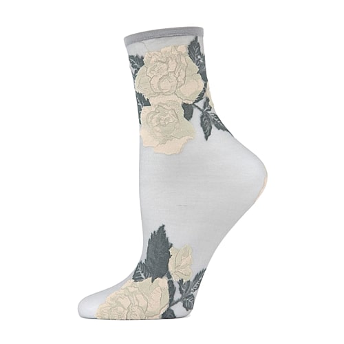 Click here for MeMoi Sheer Rose Garden Womens Breathable 1 Pair Q... prices