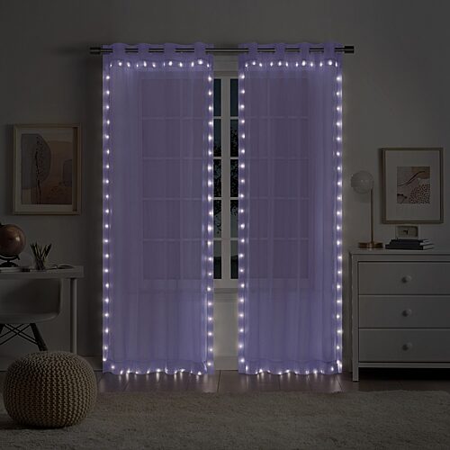 Click here for Eclipse Starlight Grommet Top Sheer Single Curtain... prices