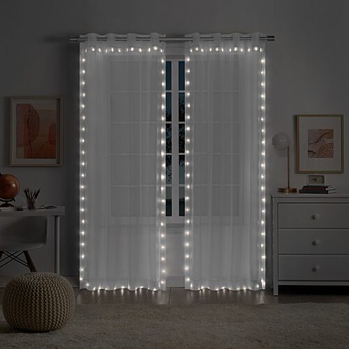 Click here for Eclipse Starlight Grommet Top Sheer Single Curtain... prices