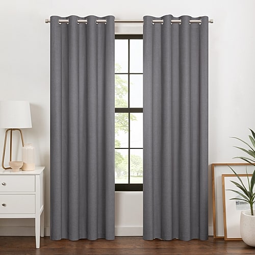 Click here for Eclipse Larissa Grommet Top 100 Blackout Single Cu... prices