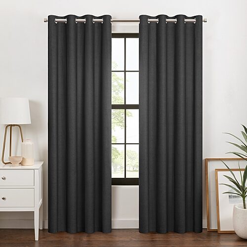 Click here for Eclipse Larissa Grommet Top 100 Blackout Single Cu... prices