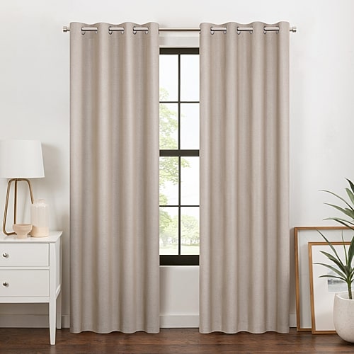 Click here for Eclipse Larissa Grommet Top 100 Blackout Single Cu... prices