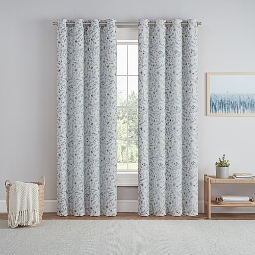 Click here for Eclipse Dutchess Botanical Grommet Top 100 Blackou... prices