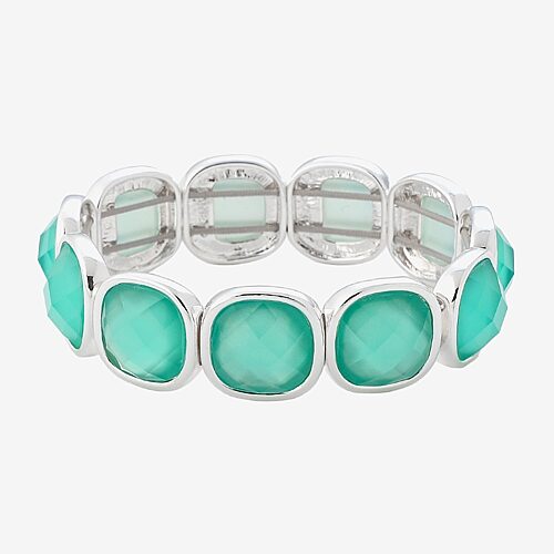 Click here for Monet Jewelry Womens Glass Cushion Stretch Bracele... prices