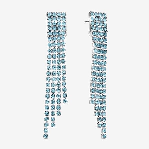 Click here for Monet Jewelry Timeless Silver Tone Womens Glass Hy... prices