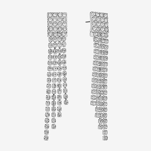 Click here for Monet Jewelry Timeless Silver Tone Womens Glass Hy... prices