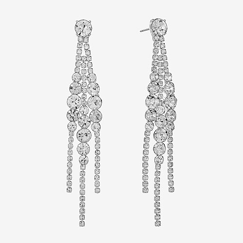 Click here for Monet Jewelry Timeless Silver Tone Womens Glass Hy... prices