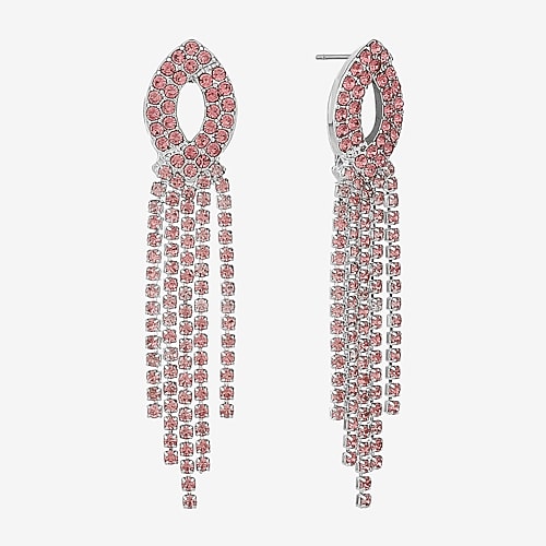 Click here for Monet Jewelry Timeless Silver Tone Womens Glass Hy... prices