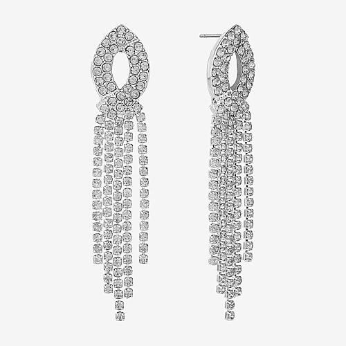Click here for Monet Jewelry Timeless Silver Tone Womens Glass Hy... prices