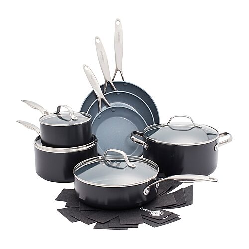 Click here for GreenPan Valencia Pro Ceramic Hard Anodized 11-pc.... prices