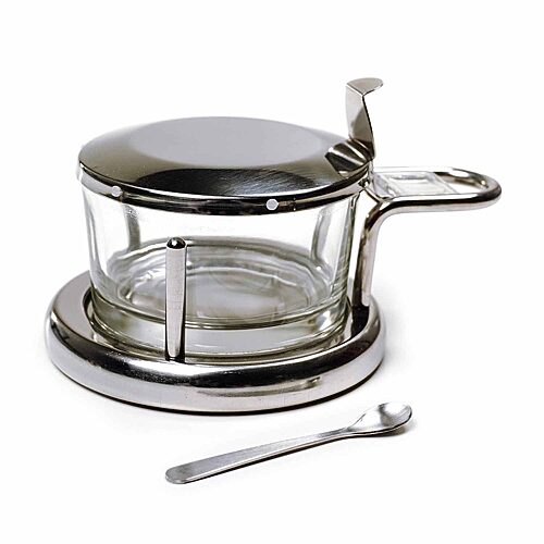 Click here for RSVP International Condiment Jar  One Size  Silver prices