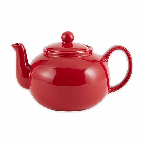Click here for RSVP International Stoneware Teapot  One Size  Red prices