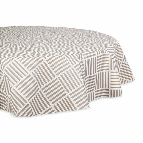 Click here for Design Imports Navy Grid Vinyl Tablecloth  One Siz... prices