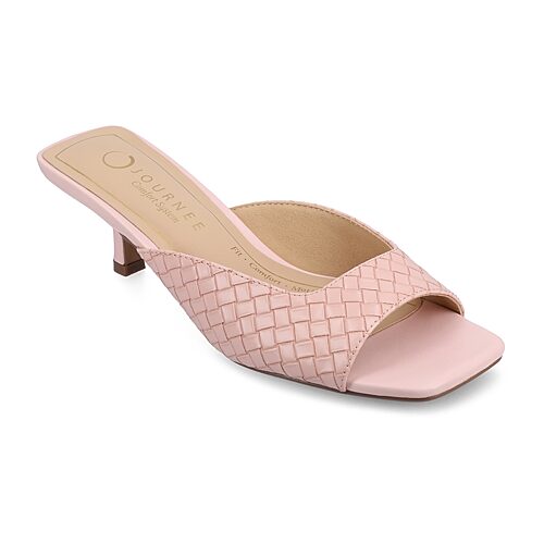 Click here for Journee Collection Larna Womens Square Open Toe Ki... prices