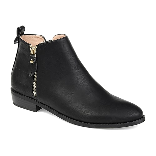 Click here for Journee Collection Womens Ellis Stacked Heel Booti... prices