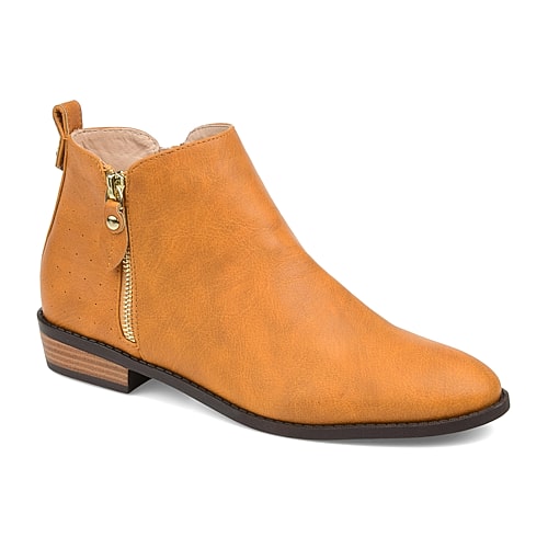 Click here for Journee Collection Womens Ellis Stacked Heel Booti... prices