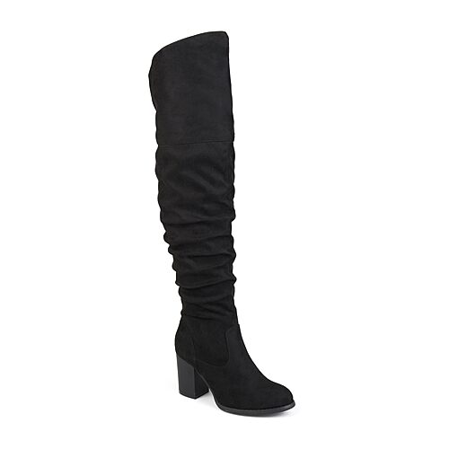 Click here for Journee Collection Womens Kaison Wide Calf Stacked... prices
