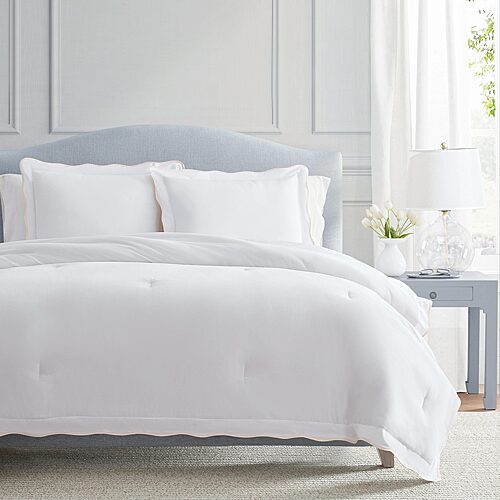 Click here for Martha Stewart Simple Scallop Duvet Set prices