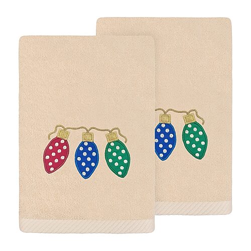 Click here for Linum Home Textiles Christmas Twinkle Embroidered... prices