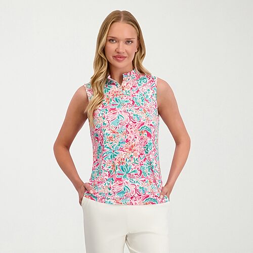 Click here for Stella Parker Womens Sleeveless Mock Neck Top  X-l... prices