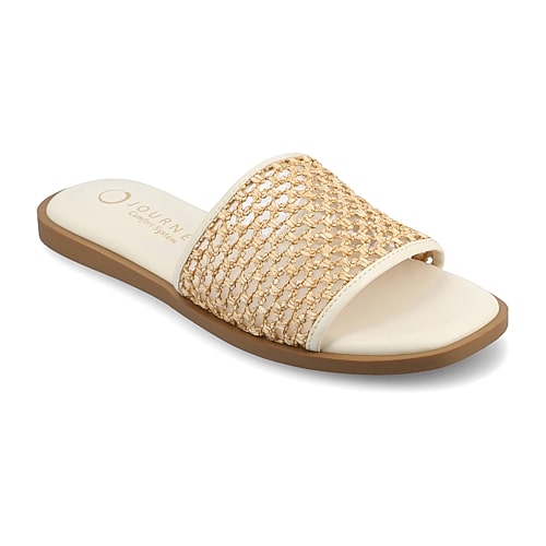 Click here for Journee Collection Womens Flat Sandals  12 Medium... prices