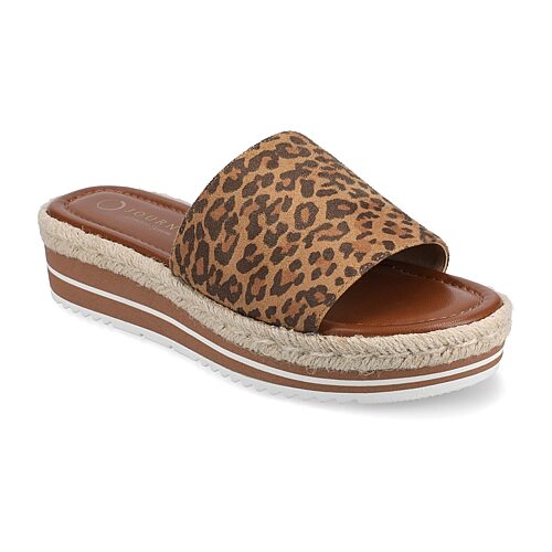 Click here for Journee Collection Womens Slide Sandals  8 Wide  B... prices