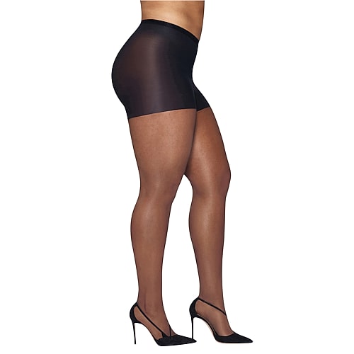 Click here for Hanes Curves Plus Size Silky Sheer Control Top Pan... prices