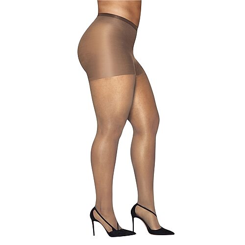 Click here for Hanes Curves Plus Size Silky Sheer Control Top Pan... prices