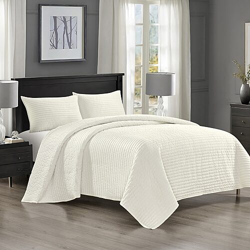 Click here for Pointehaven Velvet Channel Design Oversized Quilt... prices