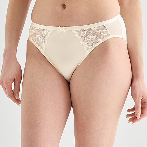Click here for Ambrielle Tulip Lace Shine High Cut Panty  Xx-larg... prices