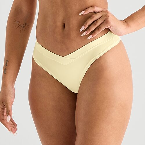 Click here for Arizona Body Cloud Kissed Thong Panty  Medium  Yel... prices