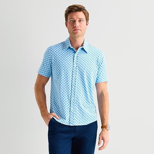 Click here for St. Johns Bay Mens Short Sleeve Classic Fit Button... prices