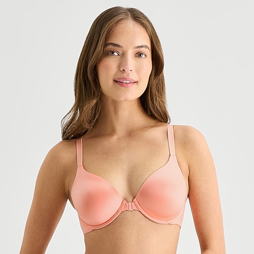 Click here for Ambrielle Everyday Front Close Bra  B  Pink prices