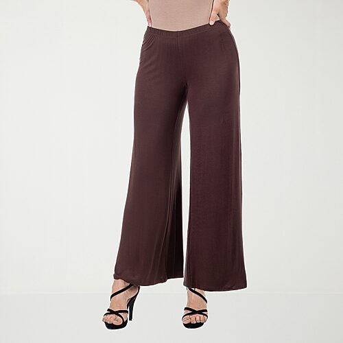 Click here for 24seven Comfort Apparel Womens Mid Rise Wide Leg P... prices