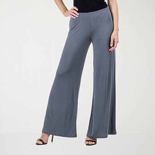 Click here for 24seven Comfort Apparel Womens Mid Rise Wide Leg P... prices