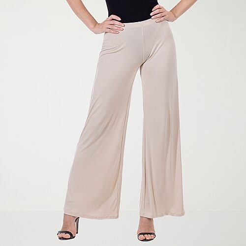 Click here for 24seven Comfort Apparel Womens Mid Rise Wide Leg P... prices