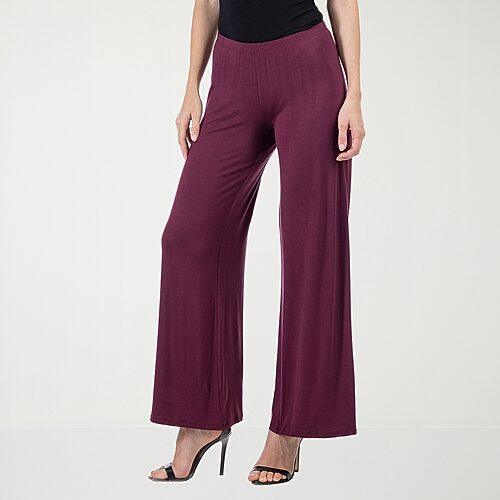 Click here for 24seven Comfort Apparel Womens Mid Rise Wide Leg P... prices