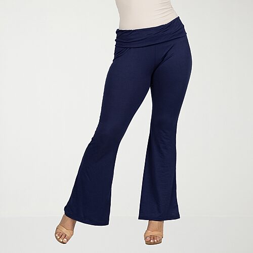 Click here for 24seven Comfort Apparel Womens Flare Mid Rise Swea... prices