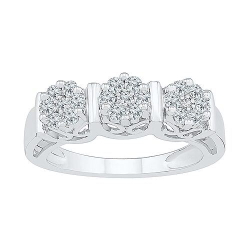 Click here for Womens 2MM 1/2 CT. T.W. Natural White Diamond 10K... prices