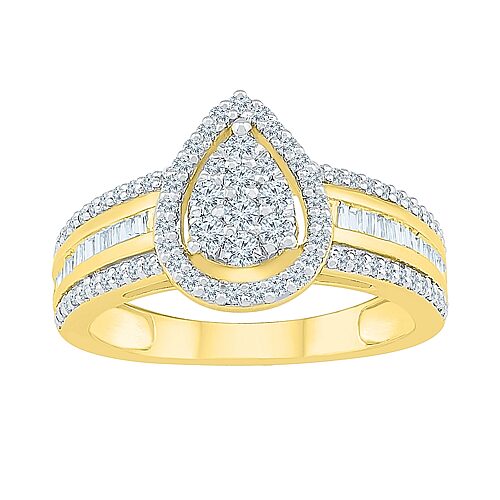 Click here for Womens 3/4 CT. T.W. Natural White Diamond 10K Gold... prices