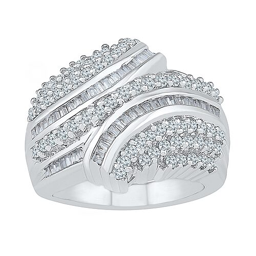 Click here for Womens 1 CT. T.W. Natural White Diamond 10K Gold C... prices