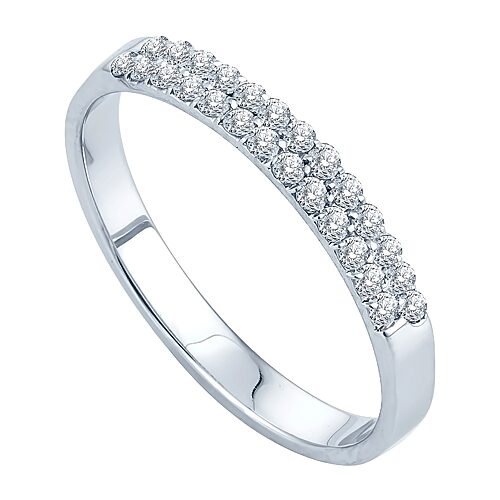 Click here for 1/4 CT.T.W. Natural Diamond Band  5  White prices
