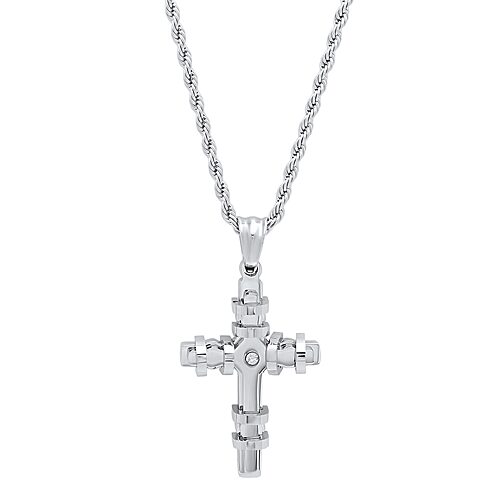 Click here for Steeltime Mens 2 1/4 CT. T.W. White Cubic Zirconia... prices