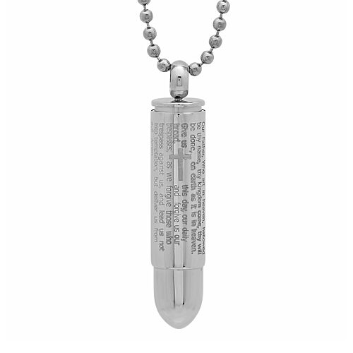 Click here for Steeltime Mens Stainless Steel 24 Inch Pendant Nec... prices