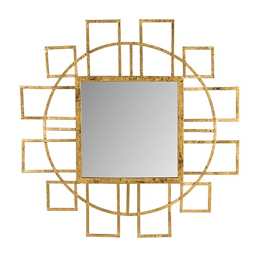 Click here for Safavieh Matrix Gold Geometric Wall Mount Sunburst... prices
