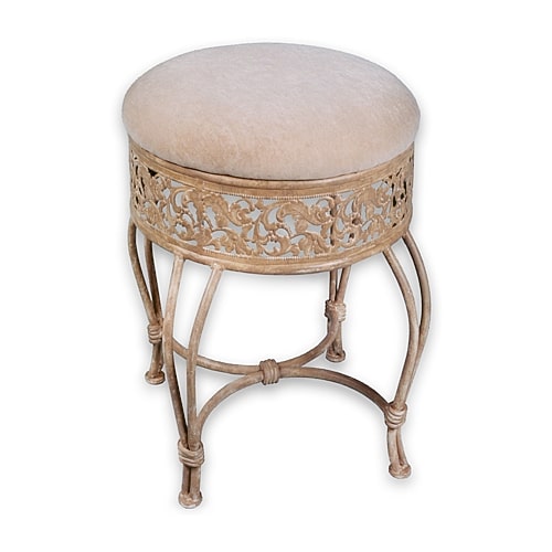 Villa II Bathroom Vanity Stool  One Size  Brown