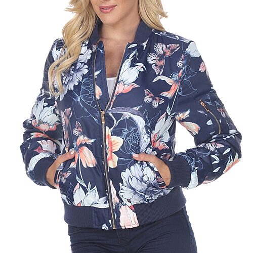 Click here for White Mark Womens Midweight Bomber Jacket  X-large... prices