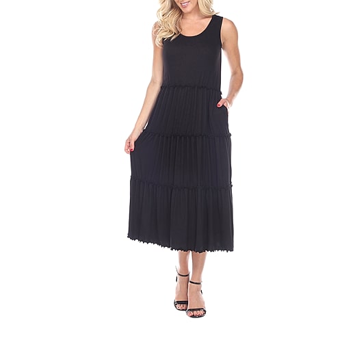 Click here for White Mark Womens Midi Scoop Neck Sleeveless Maxi... prices